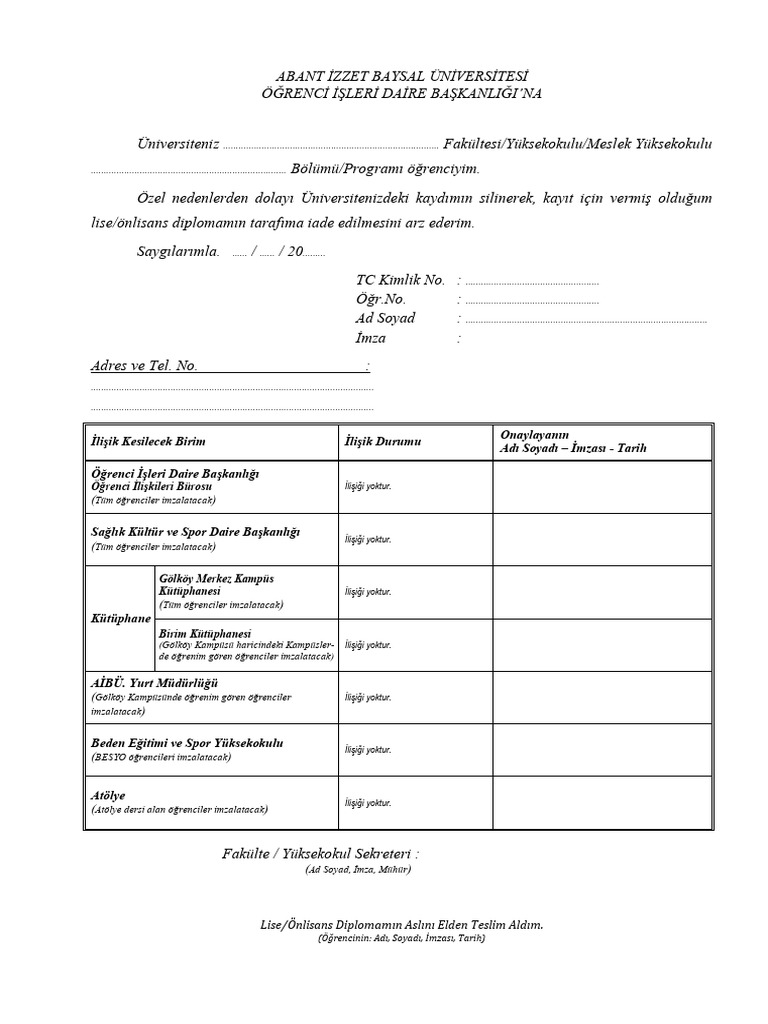 kayit_silme_formu | PDF