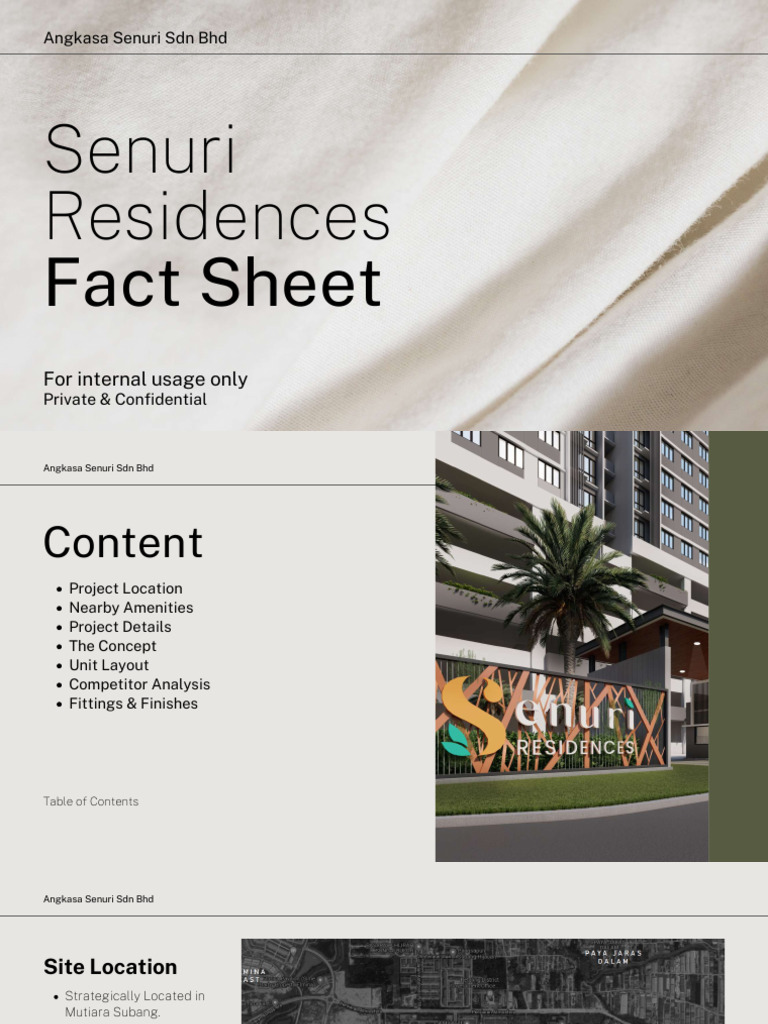 Senuri Residences Fact Sheet - Compressed | PDF