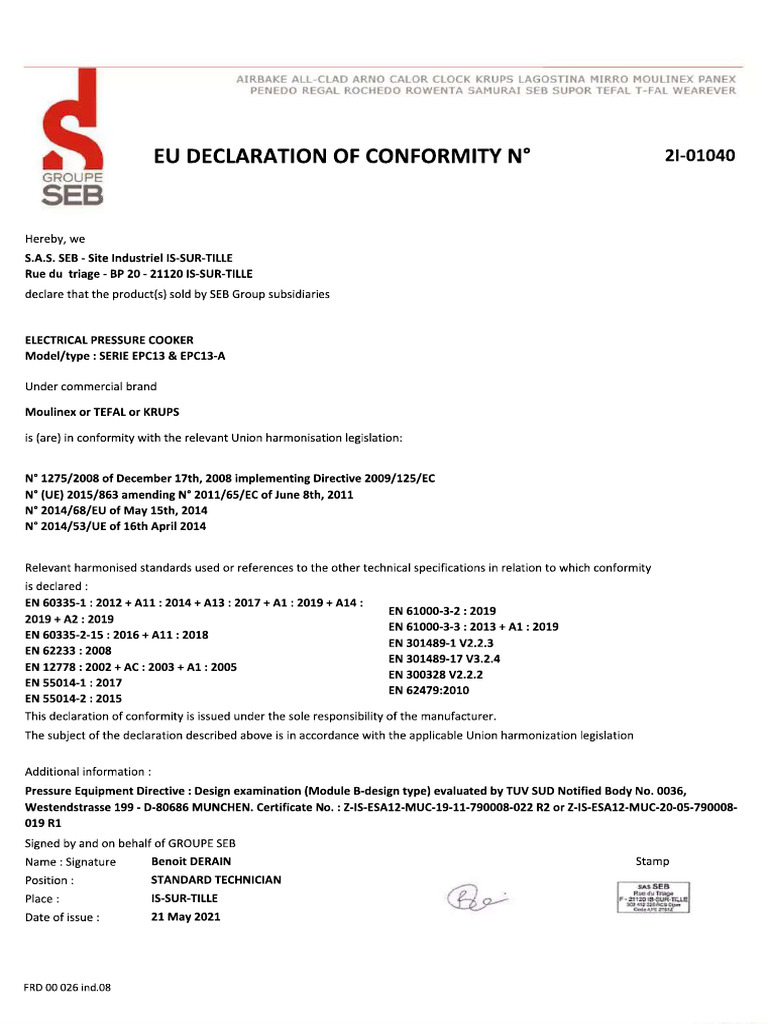 Manual Olla Krups | PDF