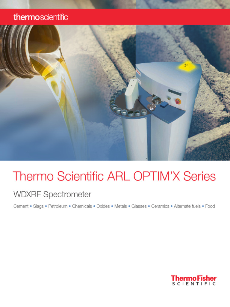 XRF BR41146 Arl Optimx WDXRF Spectrometer | PDF | Energy Dispersive X ...