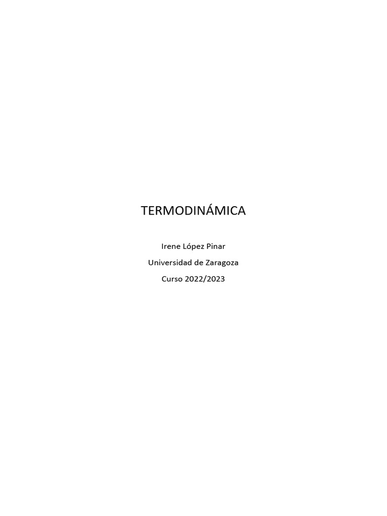 RT Termo | PDF | Termodinámica | Gases