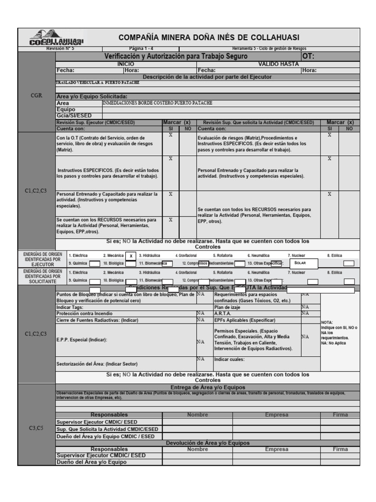 Formulario Vats-Cgr Conduccion | PDF | Ciencias fisicas | Naturaleza