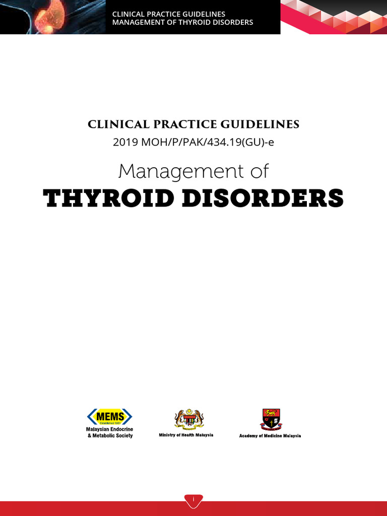 CPG Management of Thyroid Disorders | PDF