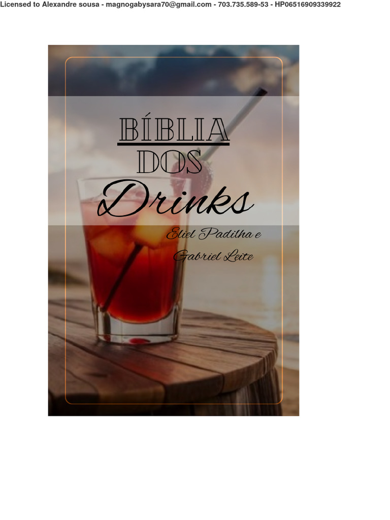 Bíblia Dos Drinks | PDF