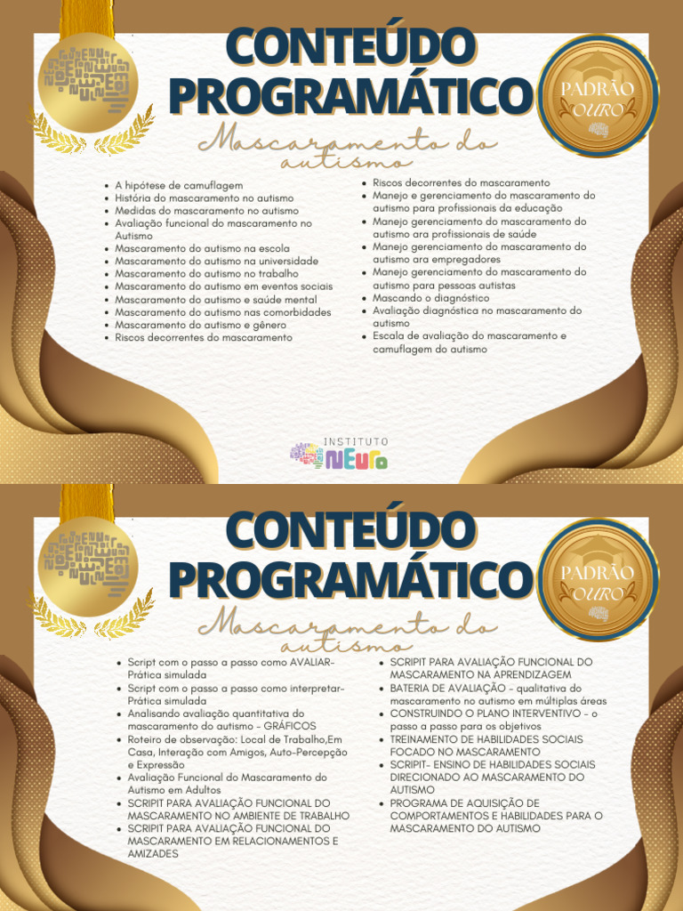 Modelo Conteudo Programatic | PDF