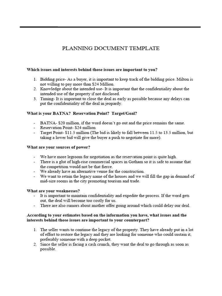 The Bullard Houses - Planning Document | PDF