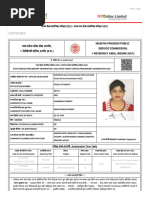 Madhya Pradesh Professional Examination Board - Template PDF | PDF