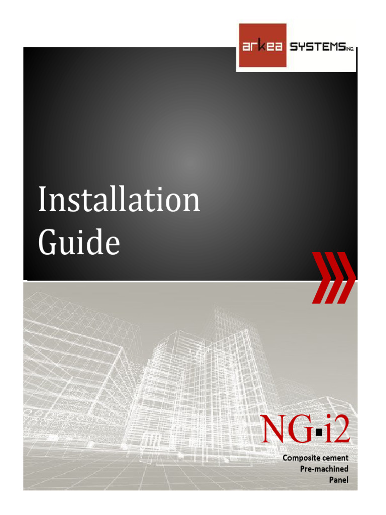 Guide D'installation NG12 - en 2014 | PDF | Framing (Construction) | Rivet