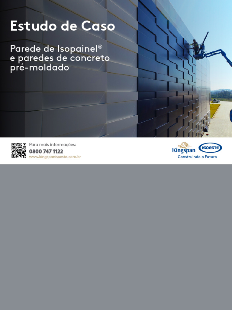 Parede de Isopainel e Paredes de Concreto Pre Moldado | PDF