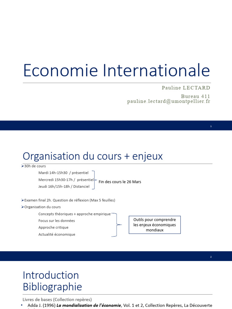 Introduction Eco Inter | PDF