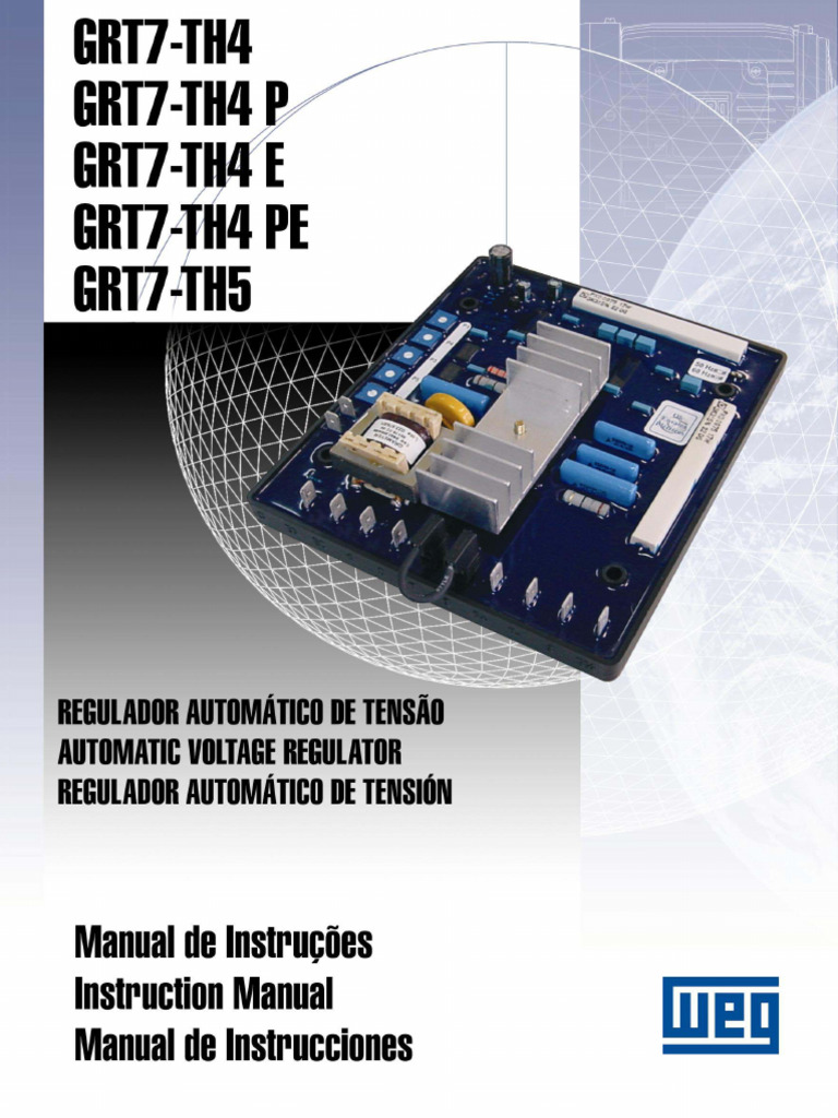 WEG grt7 th4 Voltage Regulator Manual | PDF