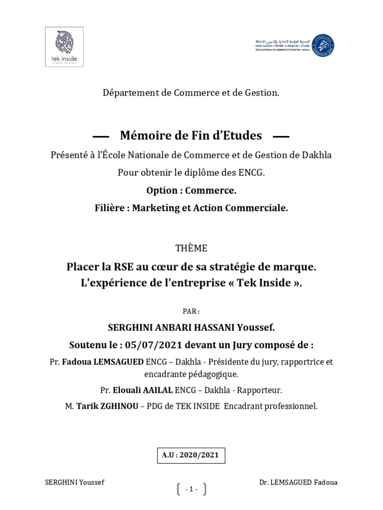 Version Finale - Rapport PFE - SERGHINI Youssef - MAC. | PDF