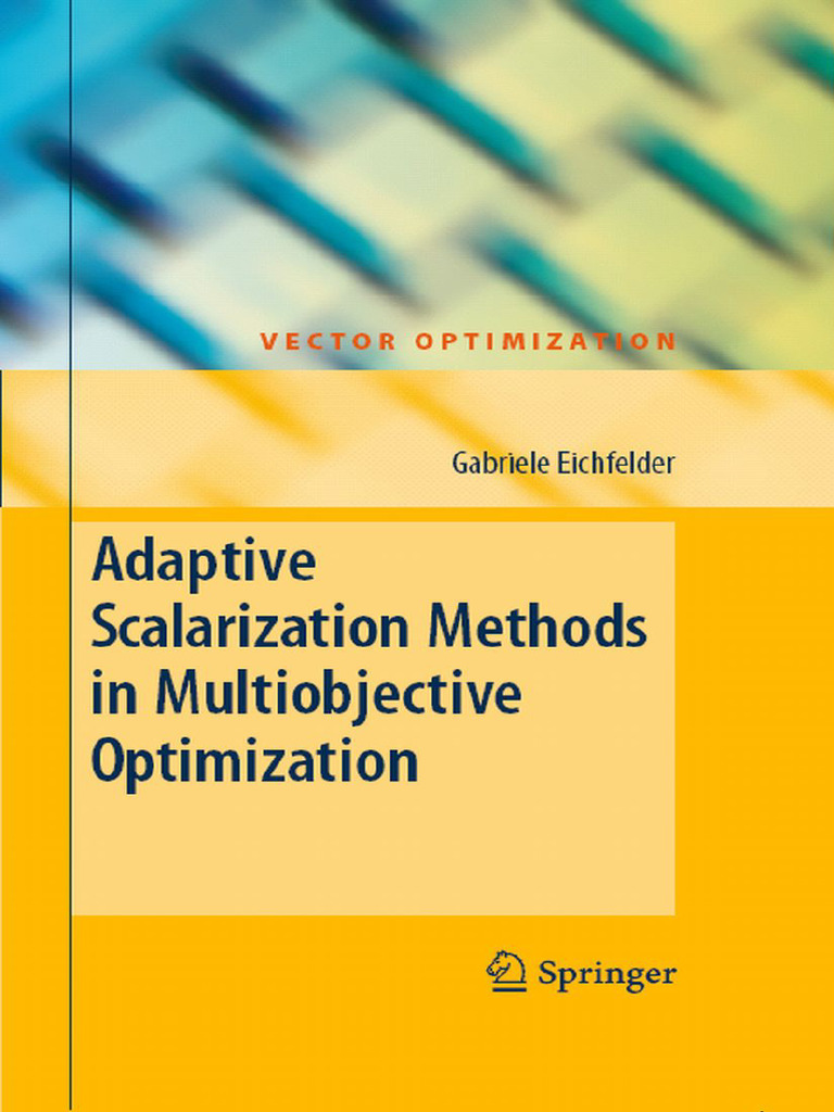 Adaptive Scalarization Method In Multiobjective Optimization Pdf 1176