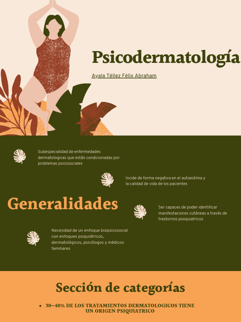 Psicodermatología: Enfoque Biopsicosocial | PDF