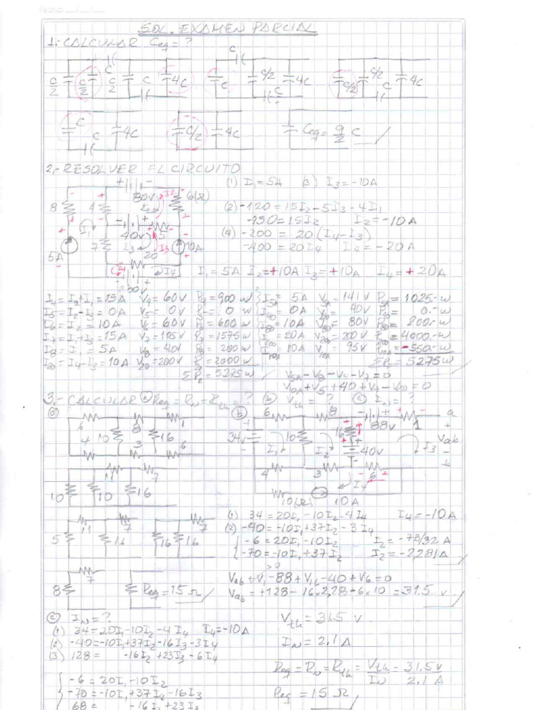 Elt 322 Sol Examen 1er Parcial | PDF