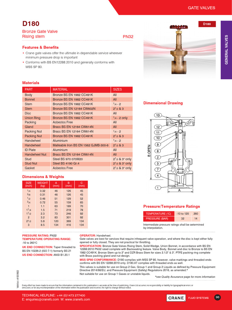 D180 Gate Crane FS DS 0922 | PDF