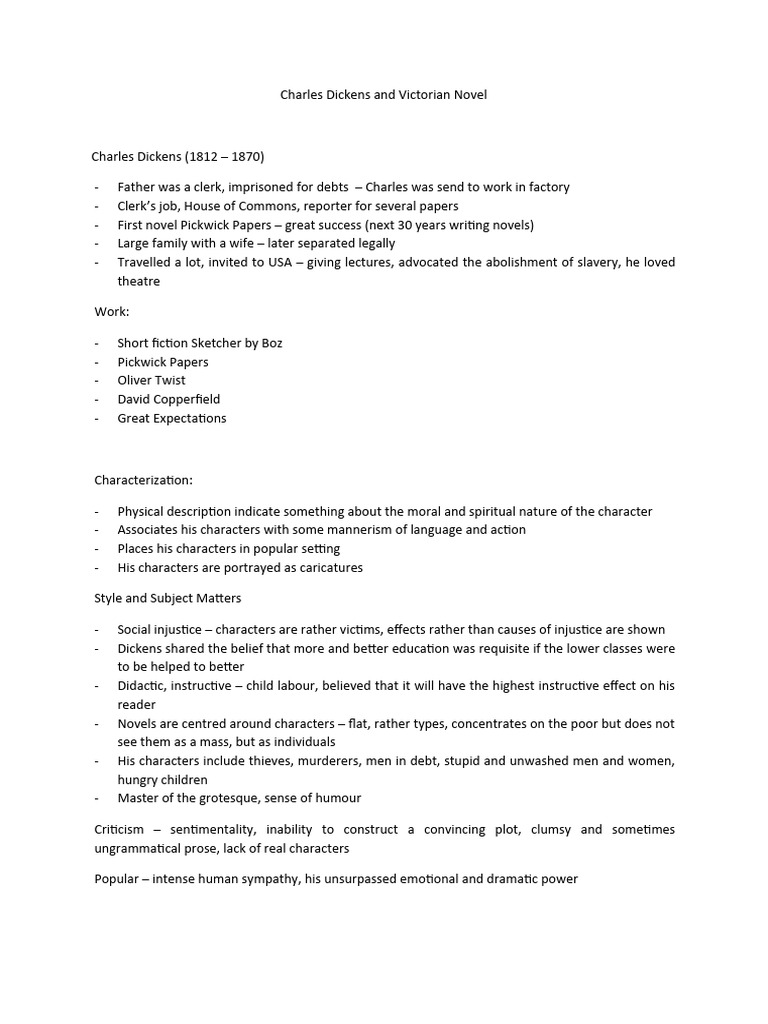 Charles Dickens - Modernism and Virginia Woolf | PDF