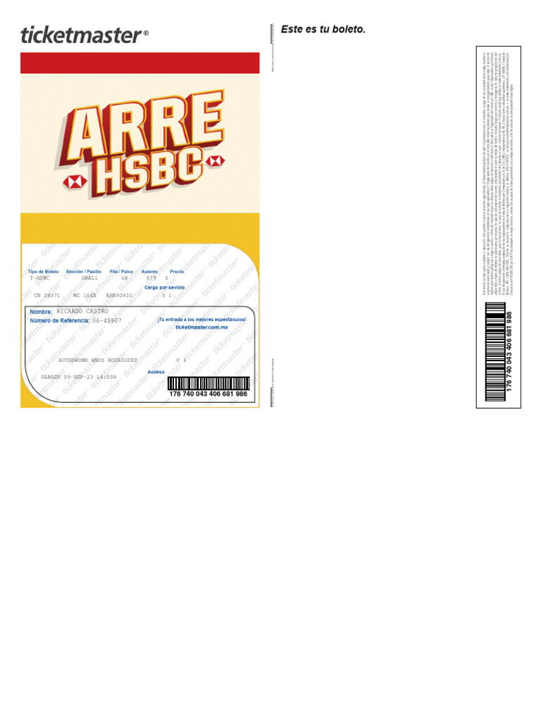 Boletos Vendidos | PDF