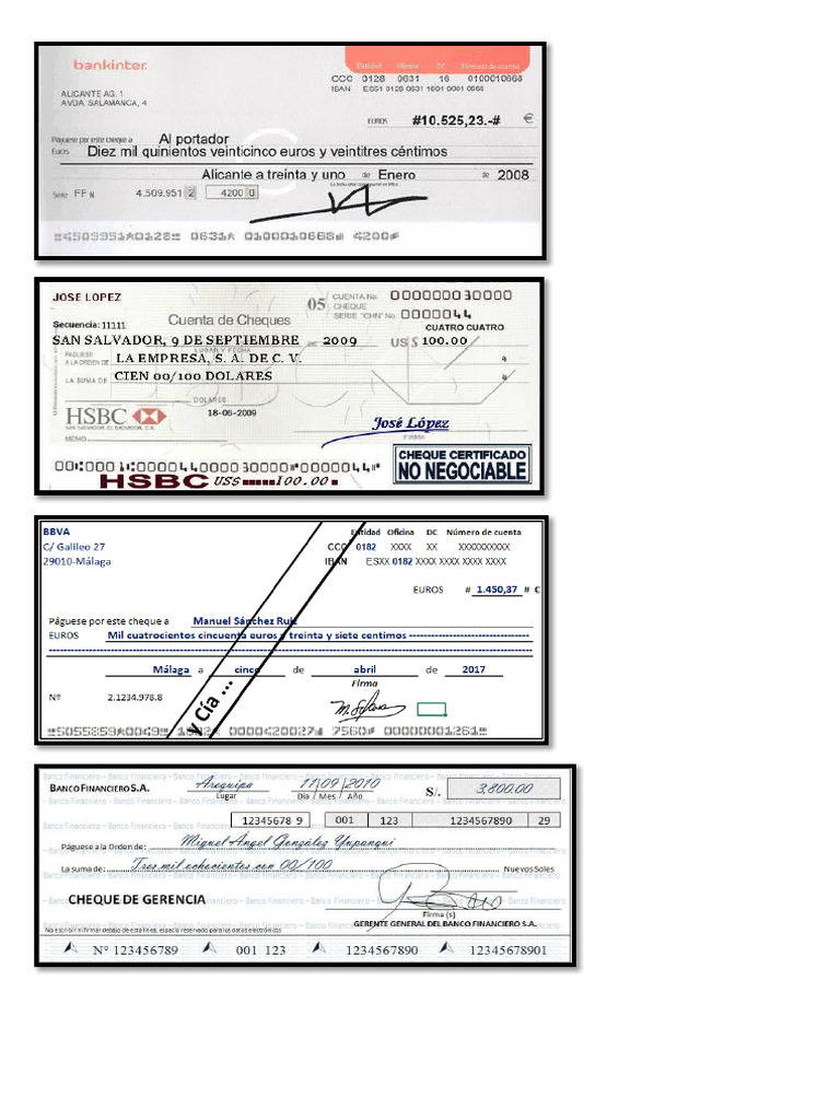 Cheques | PDF