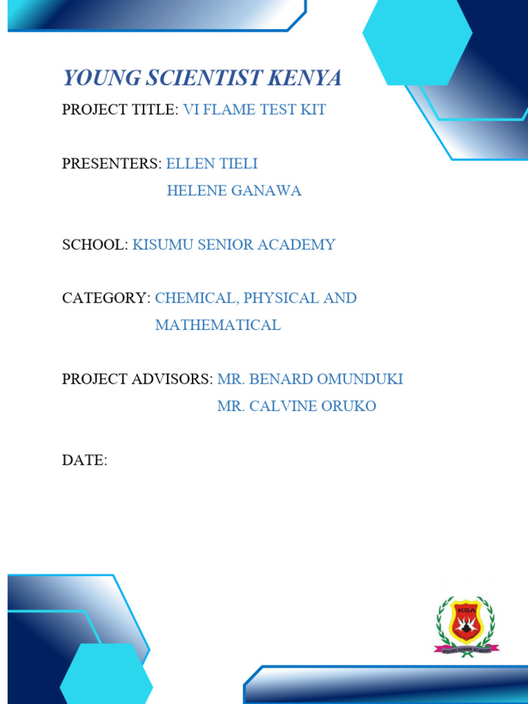 Young Scientist Kenya | PDF