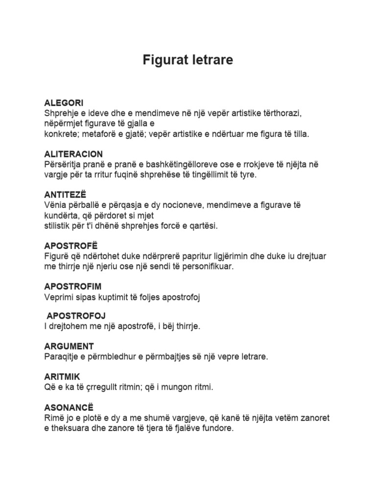 Figurat Letrare | PDF