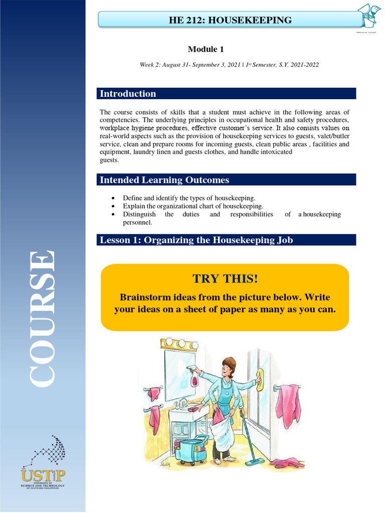 Module 1 - Aug.31 - Sept3, 2021 - HE 2B | PDF