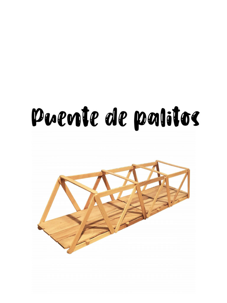 Puente de Palitos | PDF