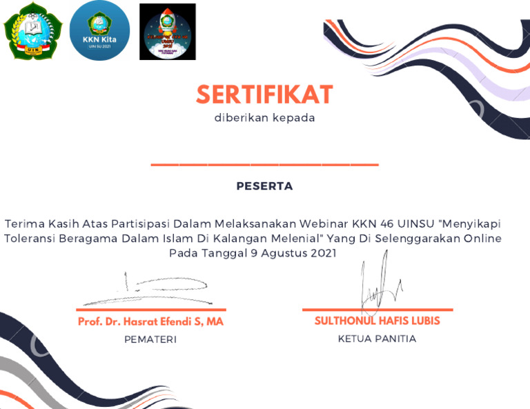 Sertifikat KKN 46 | PDF