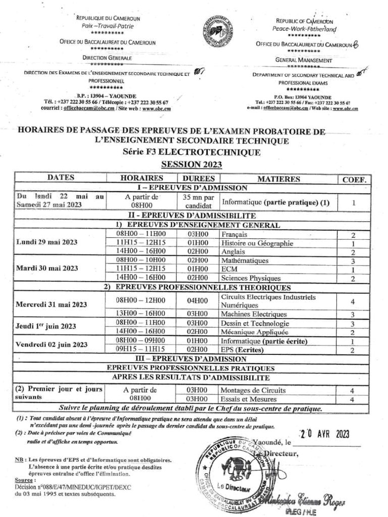 Probatoire 2023 | PDF