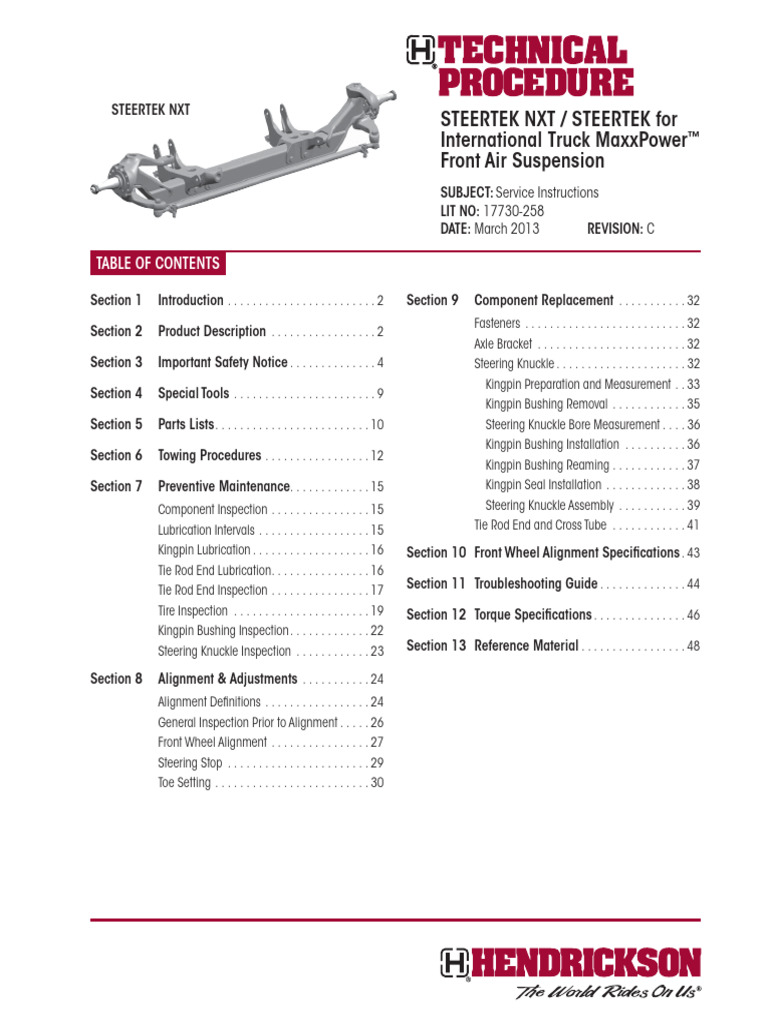 Hendrickson NXT | PDF