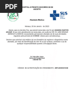 Atestado Médico para Uso de Piscina | PDF