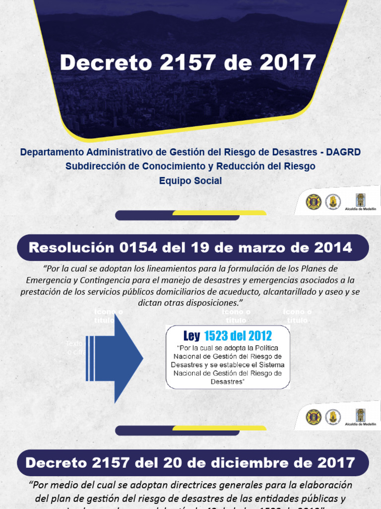 Directrices del Decreto 2157 de 2017 | PDF | Riesgo | Planificación
