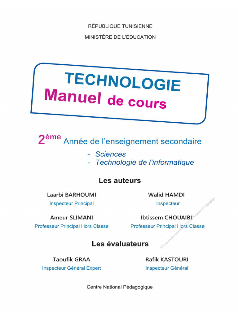 Manuel de Cours 2AS | PDF