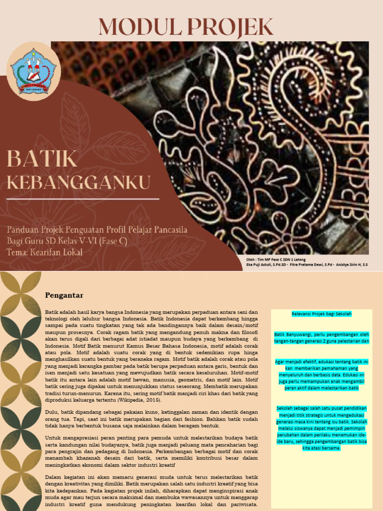 Modul Projek (Fase C) SDN 1 Lateng New | PDF