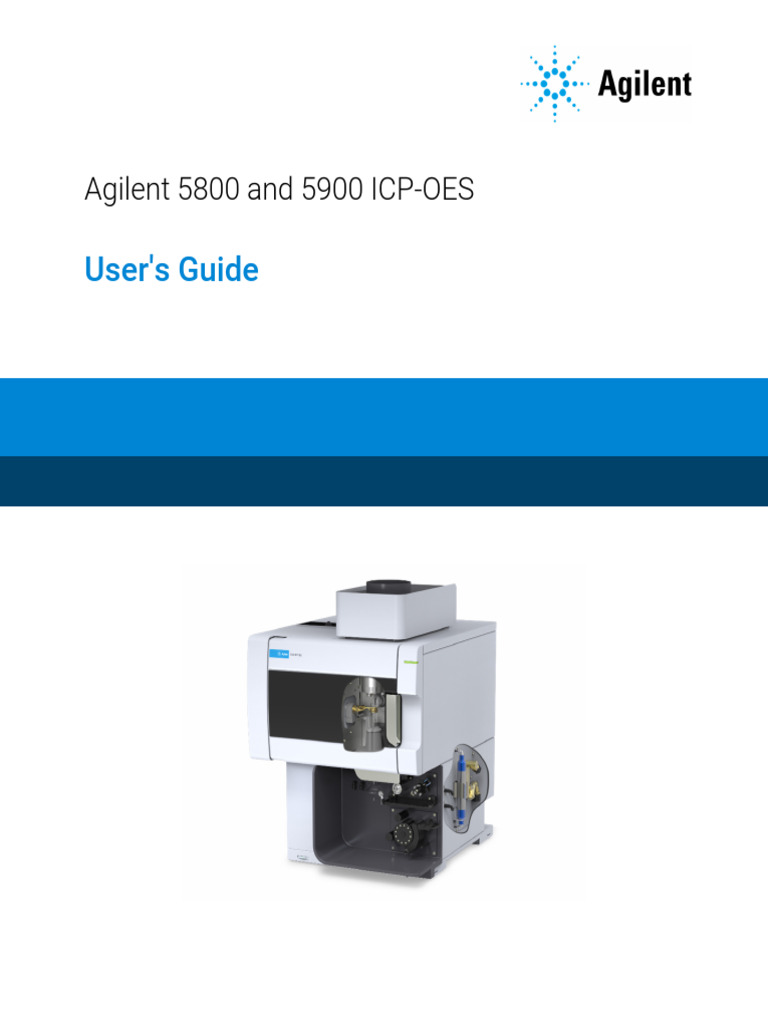 Manual 5800 Agilent ICP-OES | PDF | Hazards | Gases
