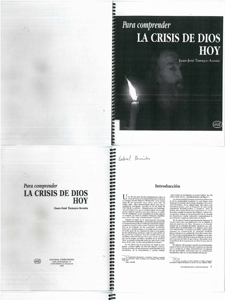 La Crisis de Dios | PDF