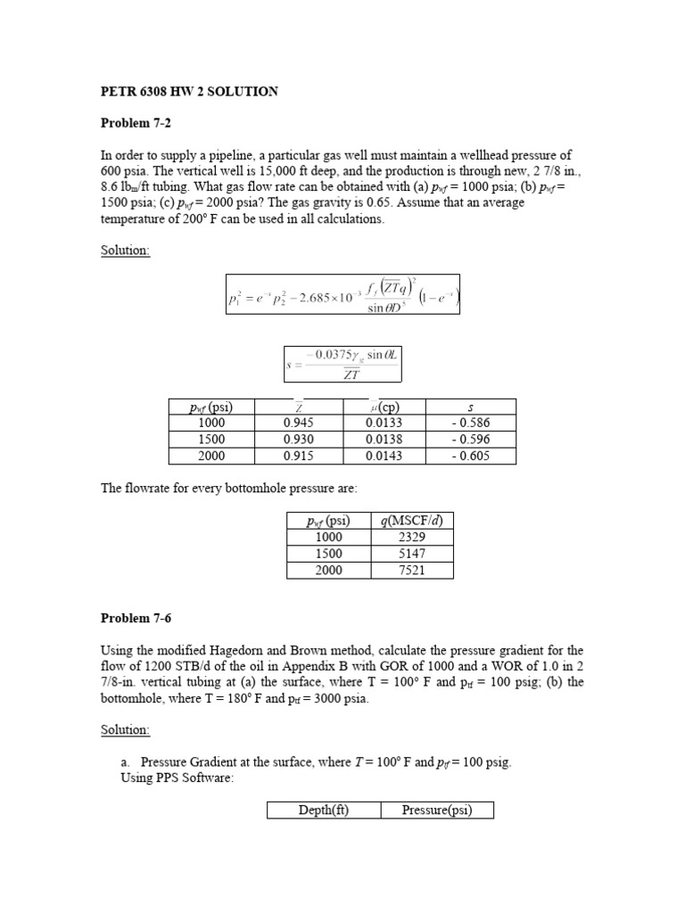 HW 2 Solution | PDF
