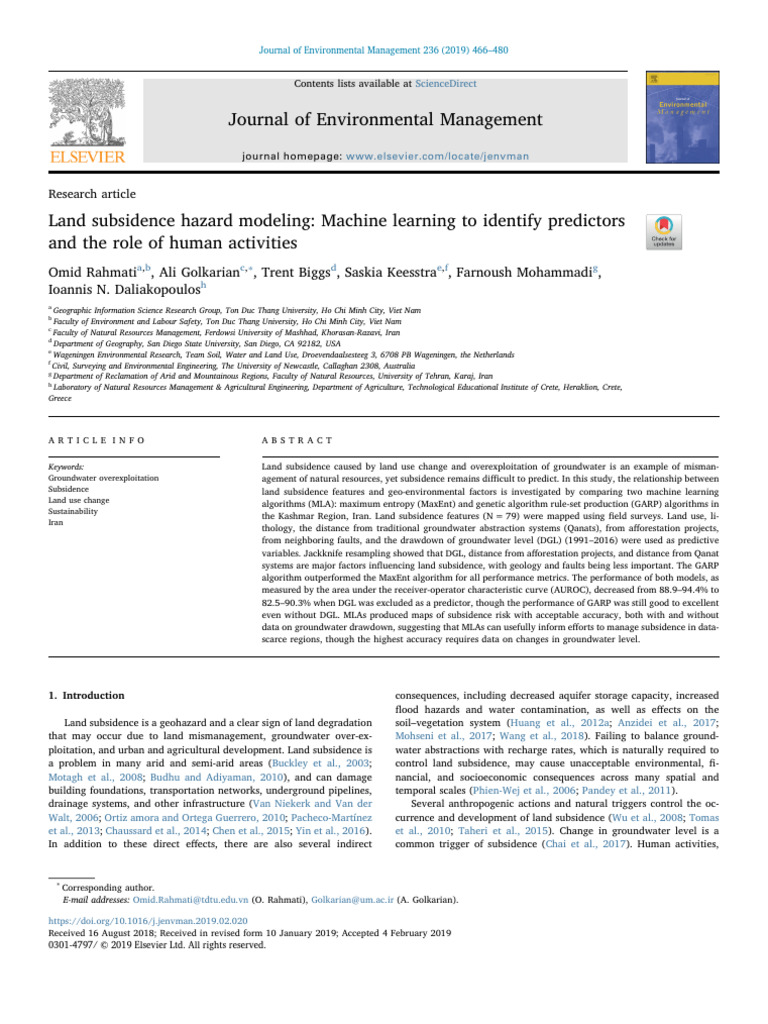 land-subsidence-hazard-modeling-machine-learning-to-identify-predictors