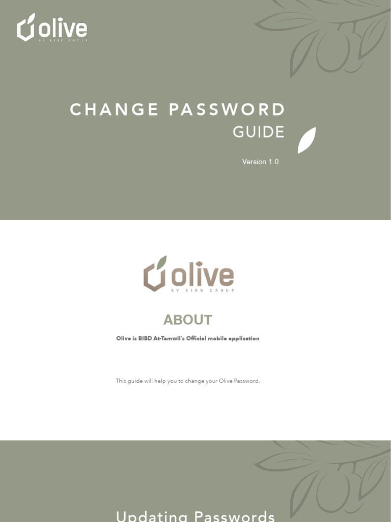 24.Change Password Guide | PDF