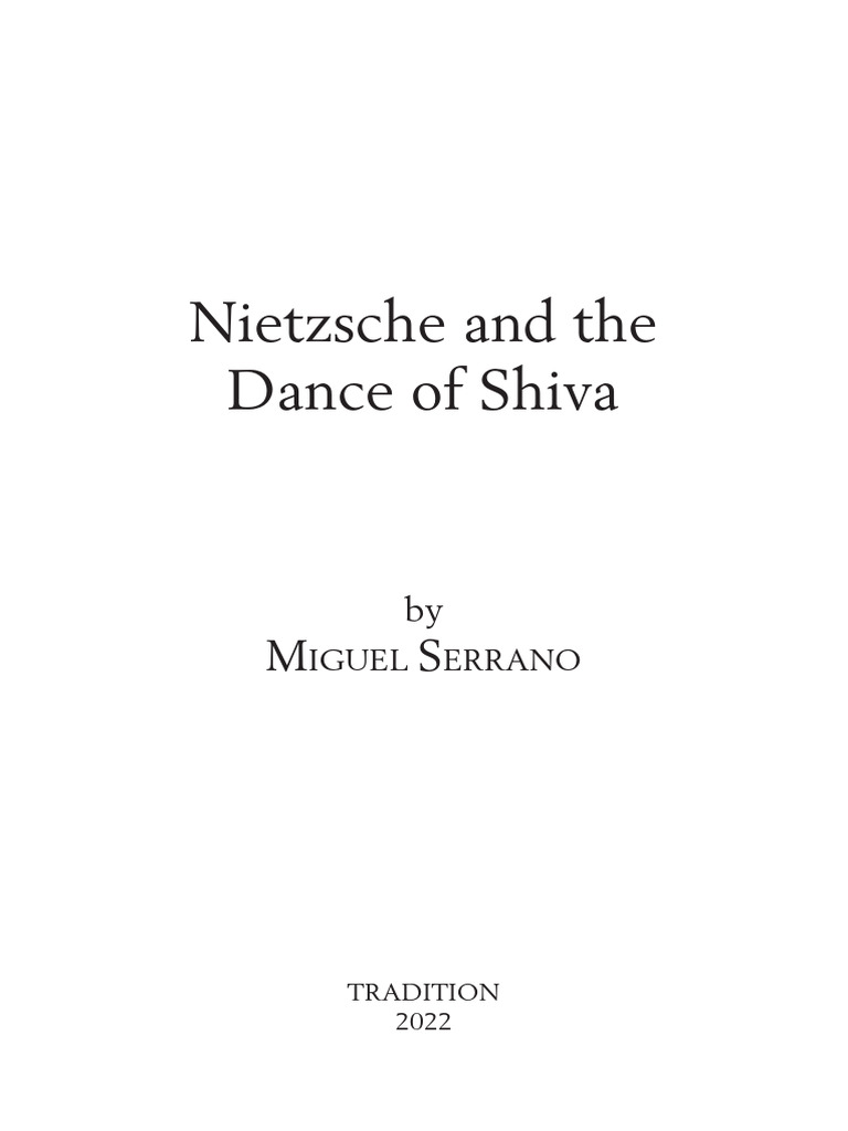 Nietzsche and The Dance of Shiva | PDF | Friedrich Nietzsche | Nihilism