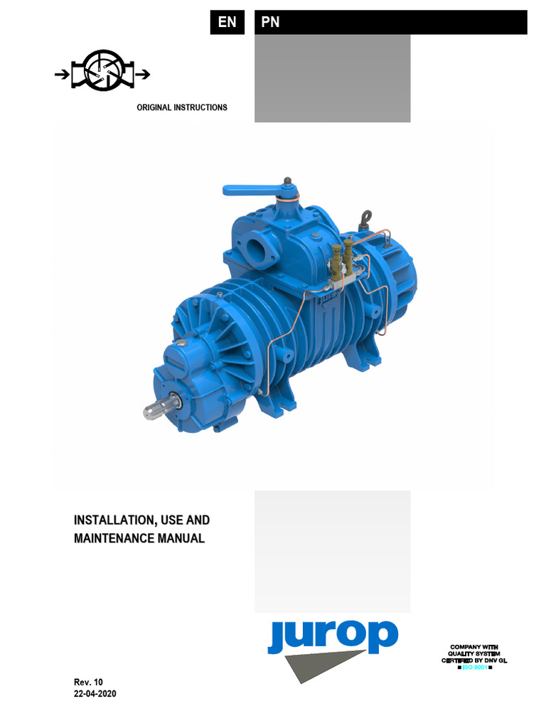 Jurop PN Series Pump Manual | PDF