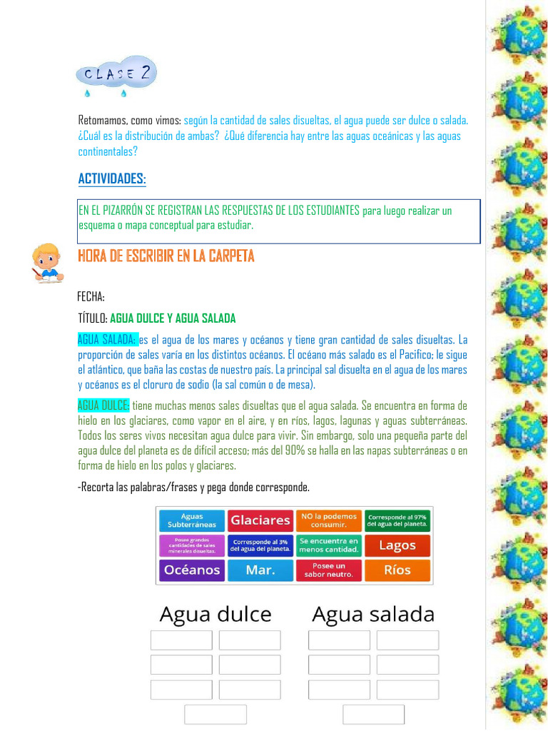 Agua Dulce Agua Salada | PDF