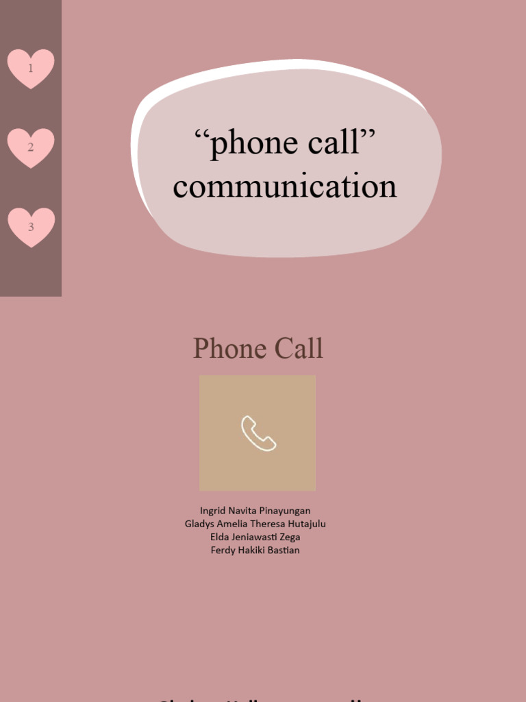 Phone Call | PDF