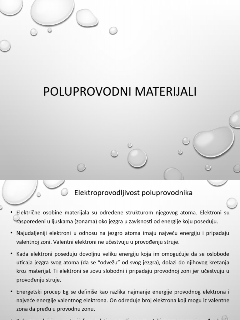 Lekcija 3 Poluprovodnici | PDF