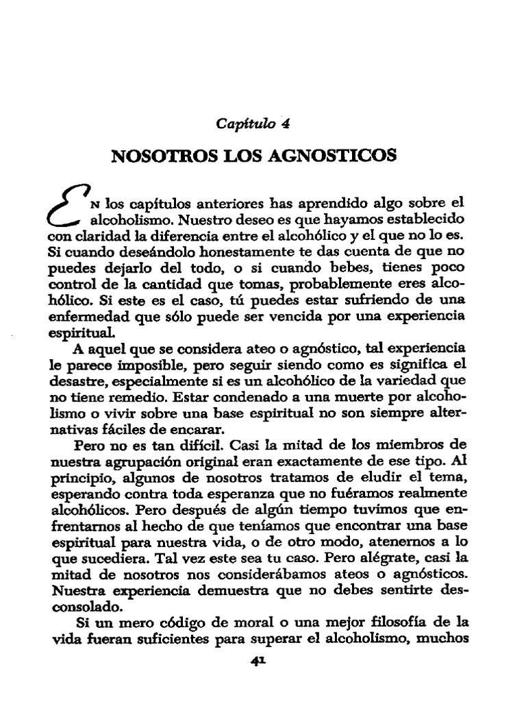 Nosotros Lo Agnosticos | PDF