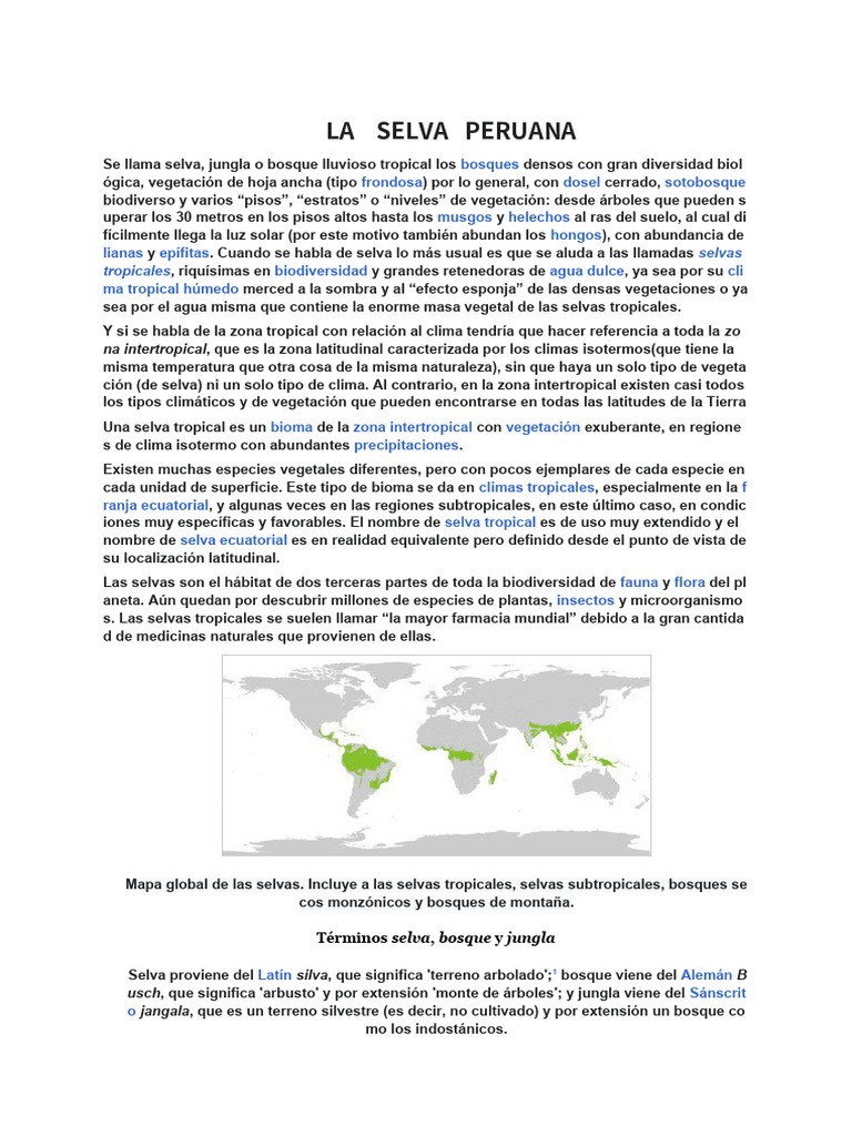 La Selva Peruana | PDF