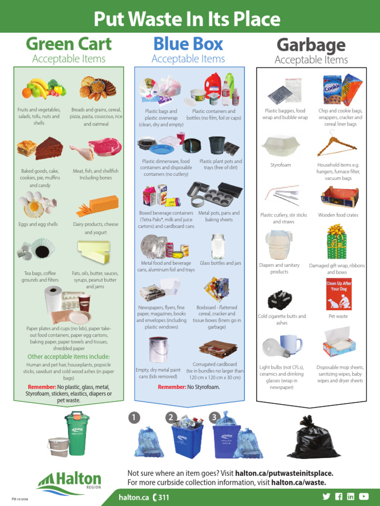 PW Put Waste in Its Place Household | PDF
