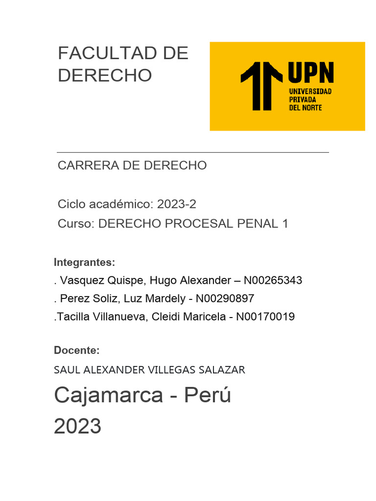 Tarea-Diferencia en Terminos Procesales de Principio, Derecho y ...