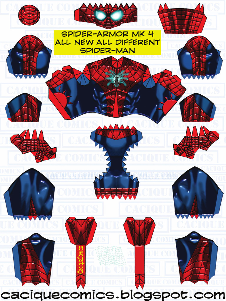 Spider-Armor MK 4 All New All Different Spider-Man P.A.F. Model by ...
