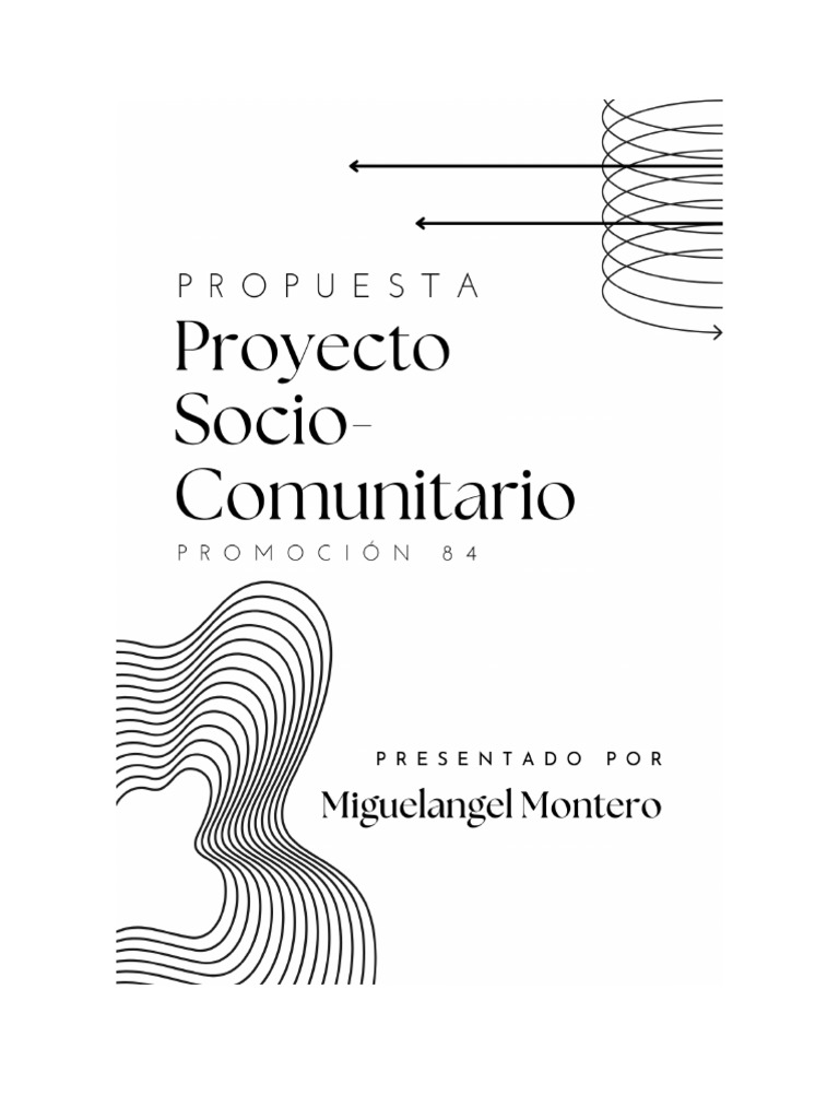 proyecto sociocomunitario | PDF